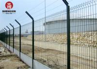 China Curved 50x100mm 3D Wire Fence Metal Frame Hot Dipped Galvanized for sale
