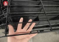 China Round Post Metal Wire Fence Triangle Bend 3D Panel for sale