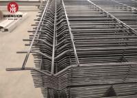 China Square Hole V Mesh Fence Panels Iron Wire Fence For Ball Court for sale