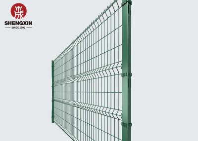 China 2 Fold 1.23m Wire Mesh Security Fence Round Metal Post for sale