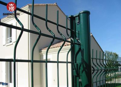 China Bending Processing 1.63m 3D Panel Fence PVC Coated Welded Wire Fence for sale