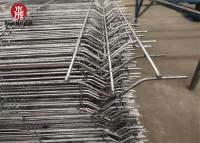 China 2 Fold 1.23m Wire Mesh Security Fence Round Metal Post for sale