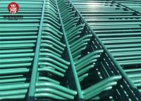 China Curved 50x100mm 3D Wire Fence Metal Frame Hot Dipped Galvanized for sale