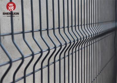 China RAL 9005 Black 3D Wire Fence 2500mm Width Outdoor Decorative for sale