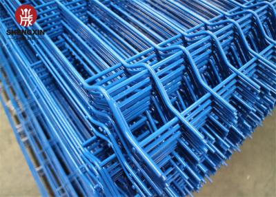 China RAL 5005 Blue 3D Wire Fence Corrosive Resistant Powder Coated for sale