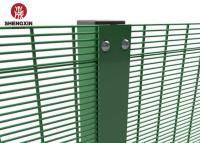 China 4 Bending 358 Anti Climb Security Fence PVC Coated 4mm Wire for sale