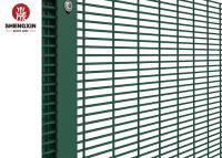 China Powder Coating 2.4m 358 Security Fence Barbed Wire Mesh for sale