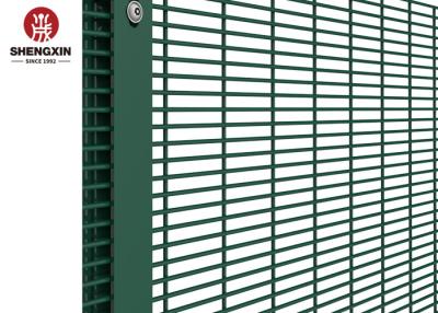 China Powder Coating 2.4m 358 Security Fence Barbed Wire Mesh for sale