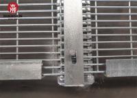 China Iron Wire 2.1m 358 Security Fence Electro Galvanized Buckle Post for sale