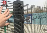 China PVC Coated 2000x2400mm 358 Security Fence Anti Climb Prison Mesh Fencing for sale