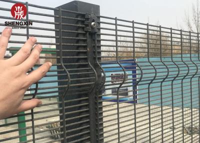 China PVC Coated 2000x2400mm 358 Security Fence Anti Climb Prison Mesh Fencing for sale
