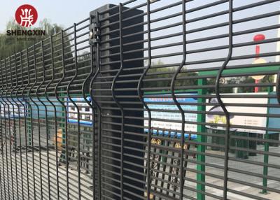 China Welded Mesh 358 Security Fence Anti Climb Powder Coating I Post for sale