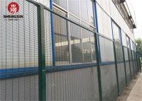 China Boundary Wall 8 Gauge 358 Anti Climb Mesh Green Wire Mesh Fence for sale