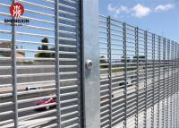 China Climb Resistant 2700mm 358 Security Fence Powder Coated Square Post for sale