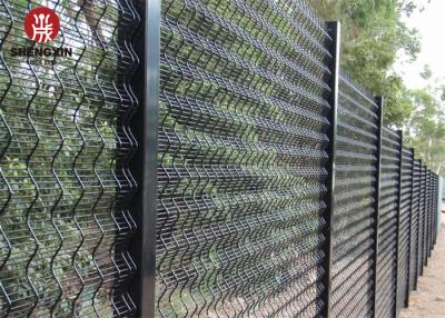 China Electro Galvanized Anti Climb Mesh Fence High Safety 358 Mesh Panels for sale