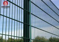 China 2430x2500mm Double Wire Fence 656 Grid Structure For Industrial Estates for sale