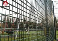 China Double Wire 2000mm Welded Wire Mesh Fence Safety Powder Coating for sale