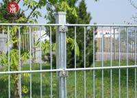 China Horizontal Twin Wires 8mm Double Wire Fence 656 Mesh Fencing for sale