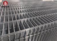 China Black Welded 2200mm Double Wire Mesh Fence High Security Anti Climb for sale
