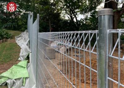 China 2.4M Height BRC Mesh Fence Easily Assembled Metal Welded for sale