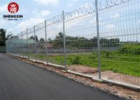 China 2.4M Height BRC Mesh Fence Easily Assembled Metal Welded for sale
