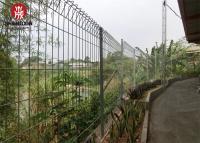 China Iron U55 Roll Top Fencing Panels Triangle Bending Welded Wire for sale