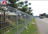 China A252 RAL 7016 Dark Grey BRC Mesh Fence 1.8mx2.4m Roll Top Weld Mesh Fencing for sale