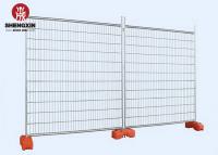 China Painted Silver Color 3.0mm Temporary Fence Panels For New Zealand for sale