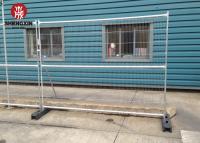 China Retractable 2.1x2.7m Temporary Fence Panels Galvanized Temporary Fencing for sale