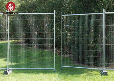 China Triangle Bending 6ftx9ft Temporary Fence Panels Frame Powder Coated for sale