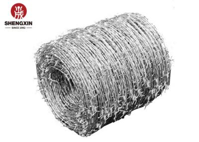 China Hot Dipped Galvanized 10mm Coiled Barbed Wire Roll   Higher Versatility for sale