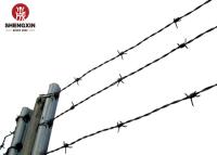 China Protection Performance 150m Galvanized Barbed Wire Coil Wear Resisting for sale