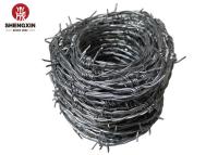 China Protection Performance 150m Galvanized Barbed Wire Coil Wear Resisting for sale