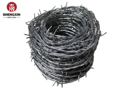 China Protection Performance 150m Galvanized Barbed Wire Coil Wear Resisting for sale