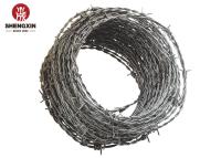 China 25kg Per Roll Galvanized Barbed Wire Iron Mesh 14 Gauge for sale