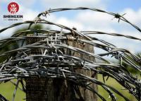 China Heavy Pvc Coated 960mm Galvanized Barbed Wire Anti Rust for sale