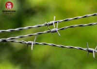 China Galvanized Twisted Barbed Wire 12 Gauge Barbed Wire For Agriculture for sale