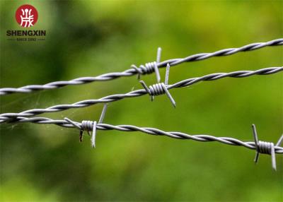 China Galvanized Twisted Barbed Wire 12 Gauge Barbed Wire For Agriculture for sale