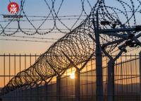 China Plantation Railway Hot Dip Galvanized Razor Wire 450mm Od for sale