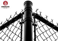 China Zinc Coating 2inch Thick Chain Link Fence Guard Against Thieves for sale