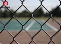 China Simple Weaving SGS 6 Ft Chain Link Mesh Fence For River Bank Protection for sale