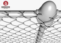 China Simple Weaving SGS 6 Ft Chain Link Mesh Fence For River Bank Protection for sale