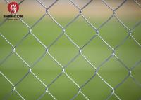 China Poultry Farm 9 Gauge Chain Link Fence 100x100mm Diamond Mesh Fence for sale