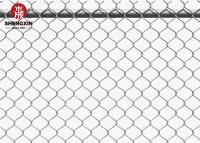 China Vinyl Coated 50x50mm Diamond Wire Mesh Fence For Constructions for sale