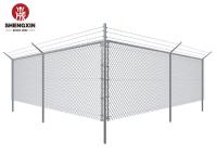 China Vinyl Coated 50x50mm Diamond Wire Mesh Fence For Constructions for sale