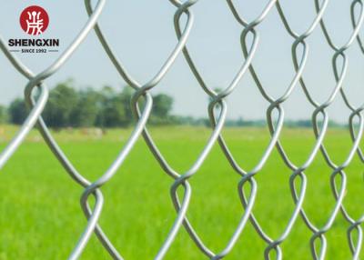 China Woven Green 5ft Chain Link Mesh Fence For Privacy Rhombus for sale