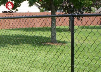 China Flexible 4.8mm Temporary Chain Link Fence Panels Hot Dip Galvanized for sale