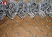 China Knuckled Edge 50x50mm Chain Link Mesh Fence Security Isolation Type for sale