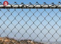 China 2x2 Inch Chain Link Mesh Fence Quick Assembly For Border for sale