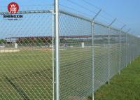 China Length 25m Chain Link Mesh Fence Rhombus Zinc Coating For Farm for sale